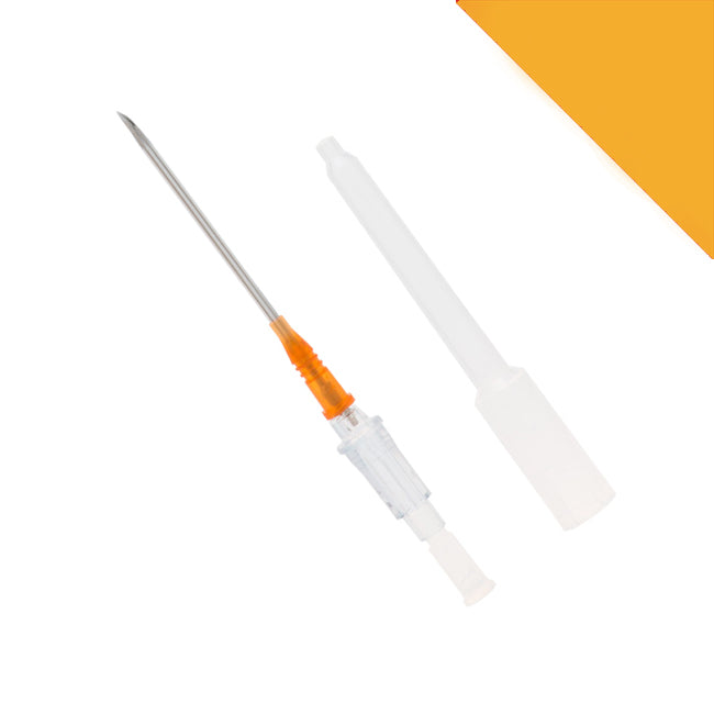 IV Cannula, Orange, 14G, 50mm - Box of 50 Exp.2023 – Medical Pantry