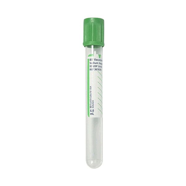 Pathology Heparin Tube (Green) – Medical Pantry